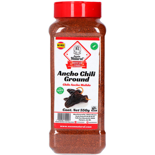 Mexgrocer Europe - Sazon Natural Ancho Chilli Powder 550g | Buy now at ...