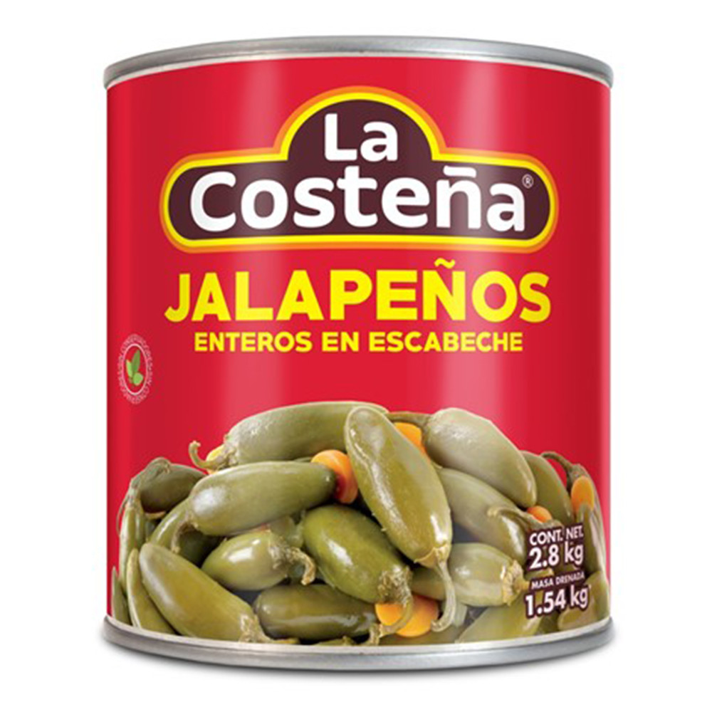 Mexgrocer Europe - La Costena Jalapeno Whole 6 x 2.8kg | Buy now at ...