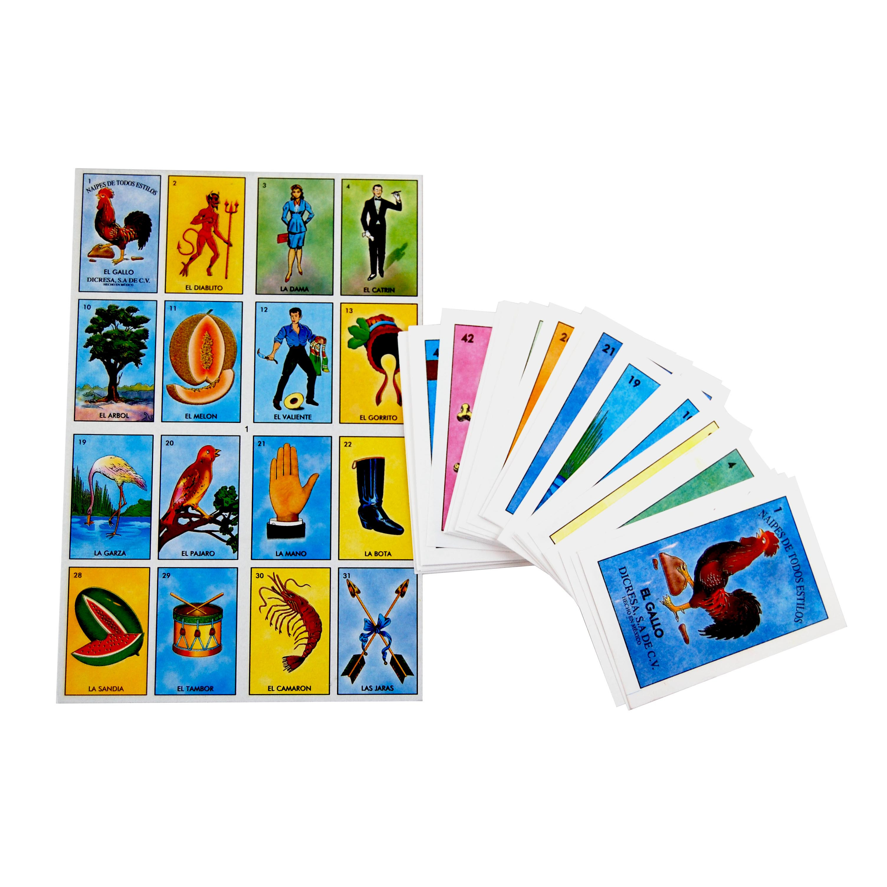 Mexgrocer Europe - Buy loteria board game set - Mexico lottery game ...