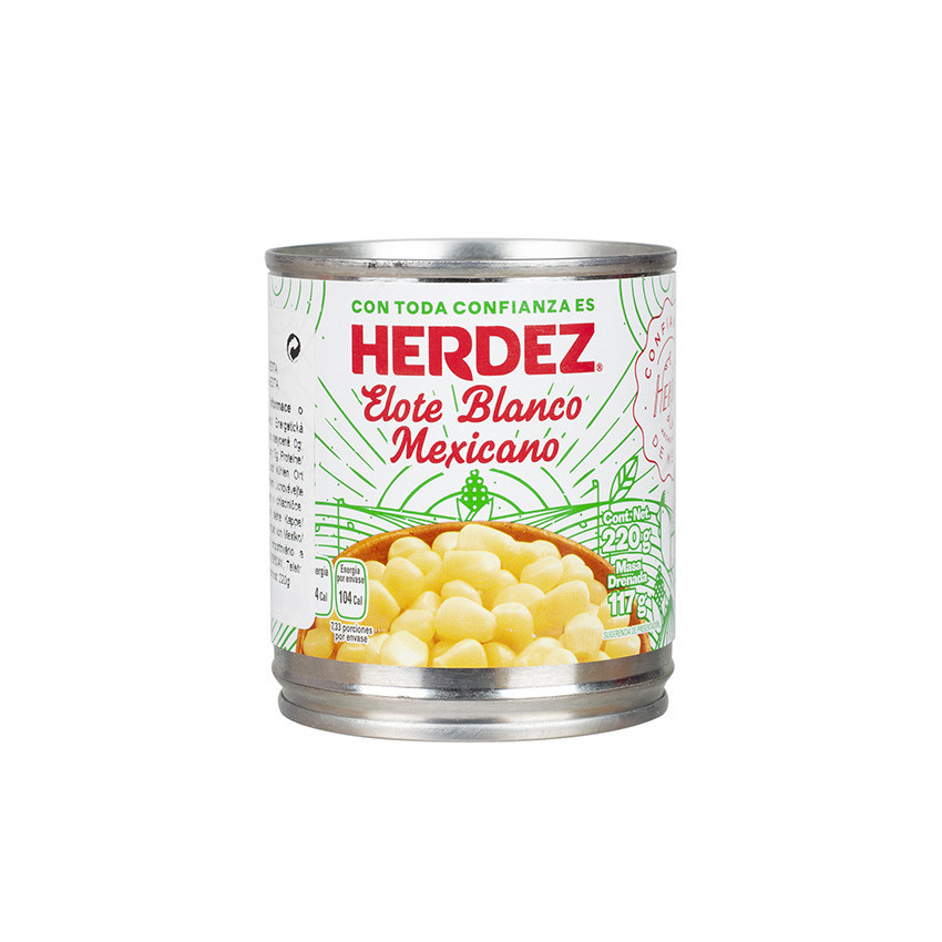 Mexgrocer Europe - Herdez White Corn 200g | Buy now at Mexgrocer-eu.com